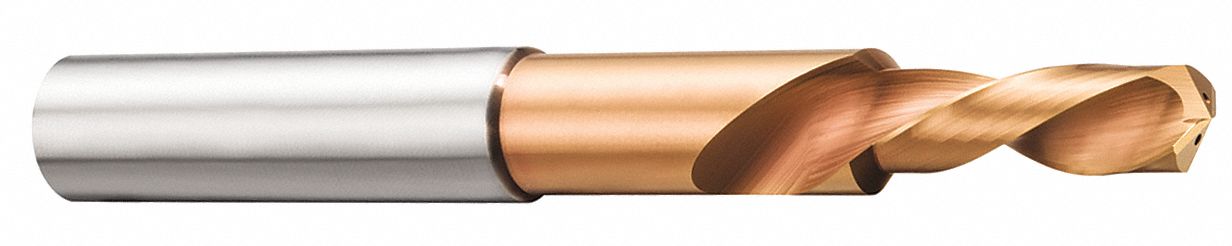 SANDVIK COROMANT, 140° Drill Bit Point Angle, Step Chamfer Drill Bit ...
