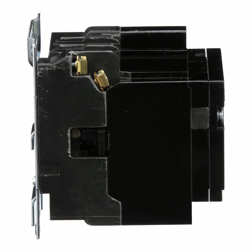 SQUARE D Lighting Magnetic Contactor: 2 Poles, 120V AC, 30 A Full Load ...