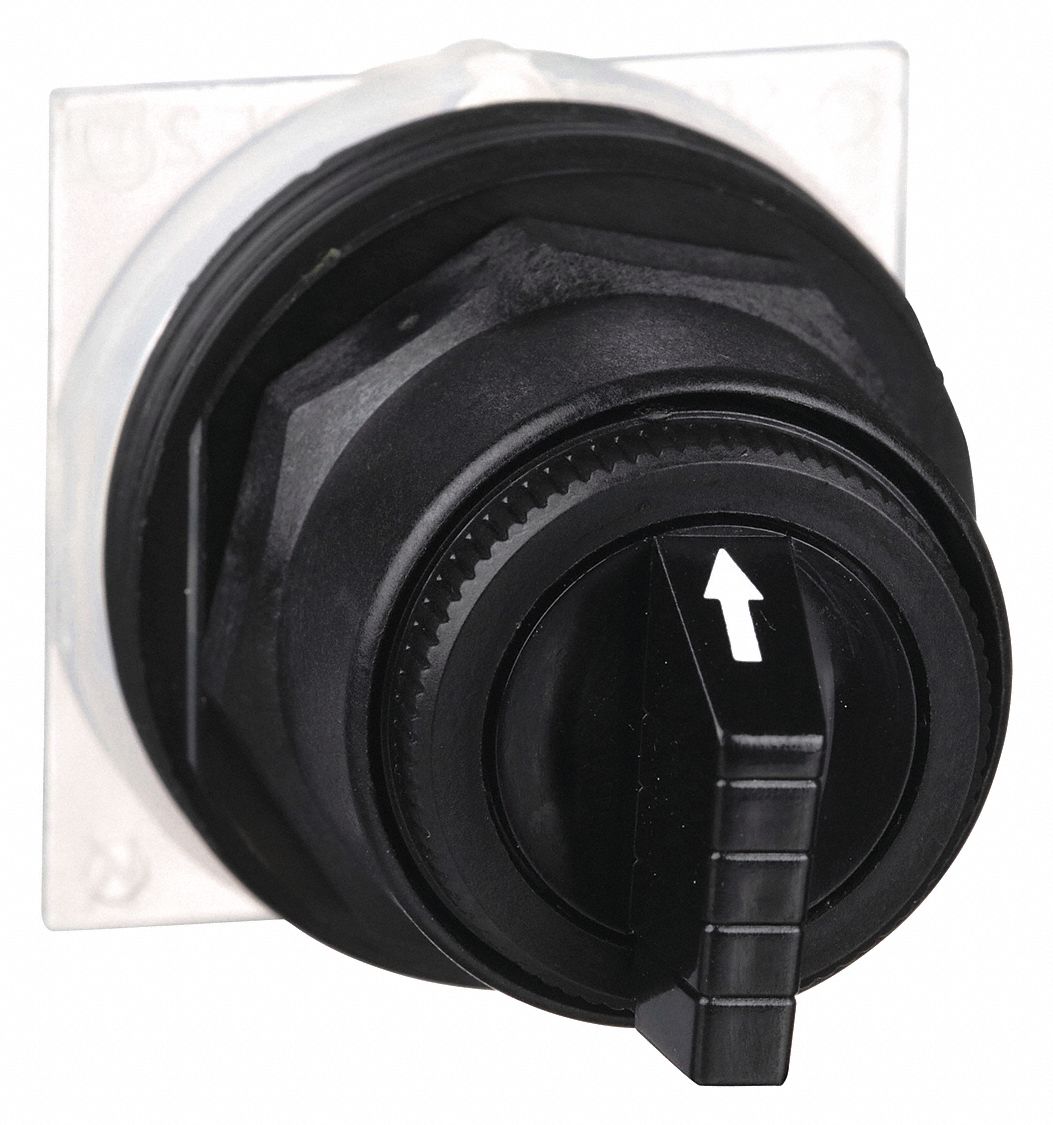 Schneider Electric 9001SKS43B Schneider Electric Non-Illuminated Selector Switch Operator, 30 mm ...