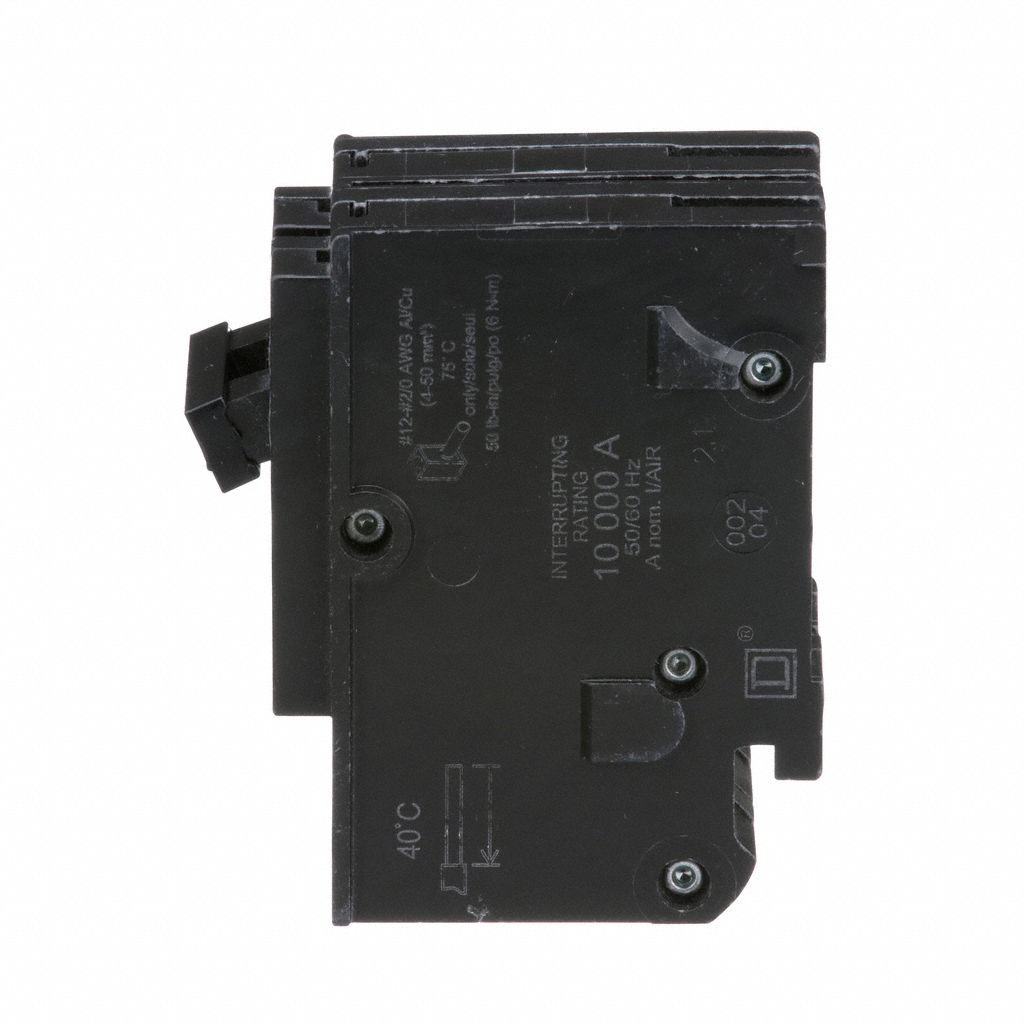 SQUARE D Miniature Circuit Breaker: 125 A, 120/240V AC, Single Phase ...