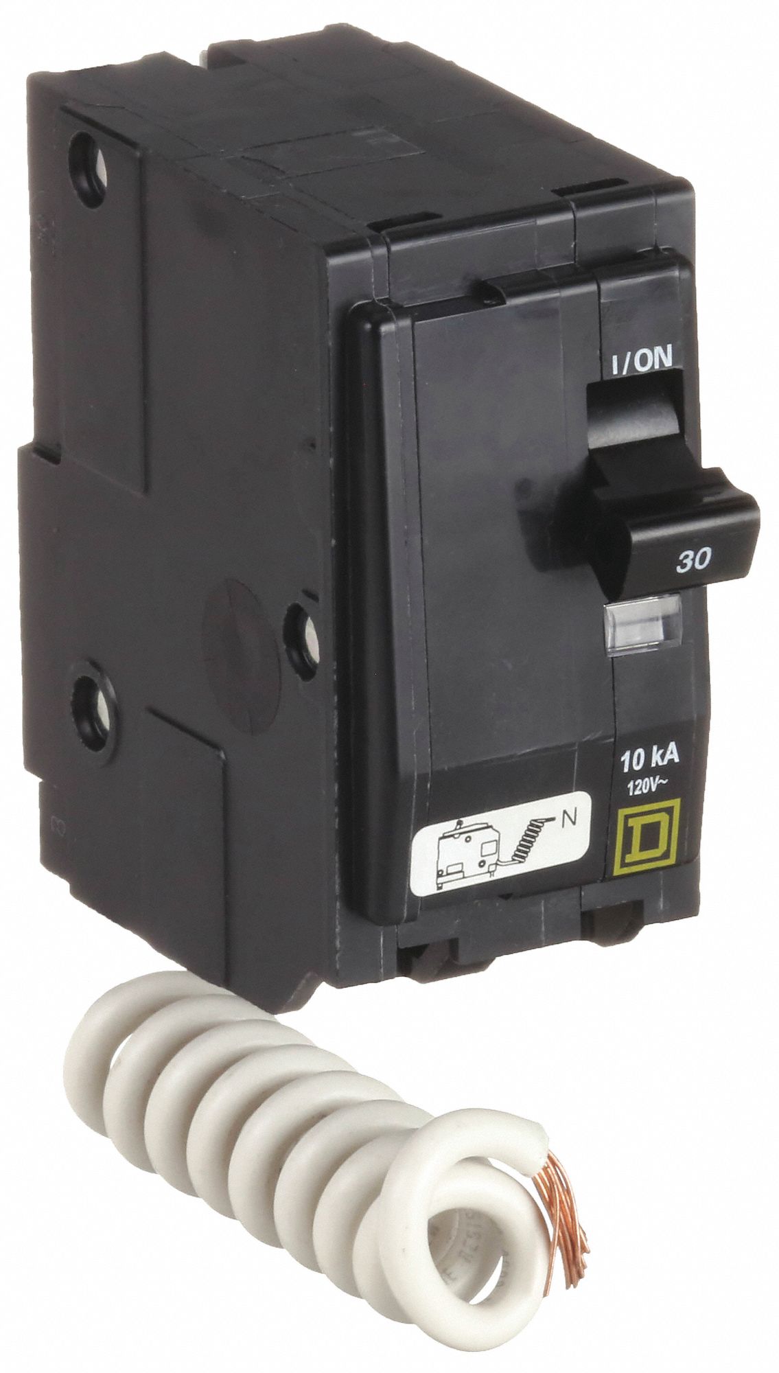 SQUARE D Interruptor de Circuito de Enchufe, Serie QO, Número de Polos 2, 30 Amperes, 120/240VCA ...