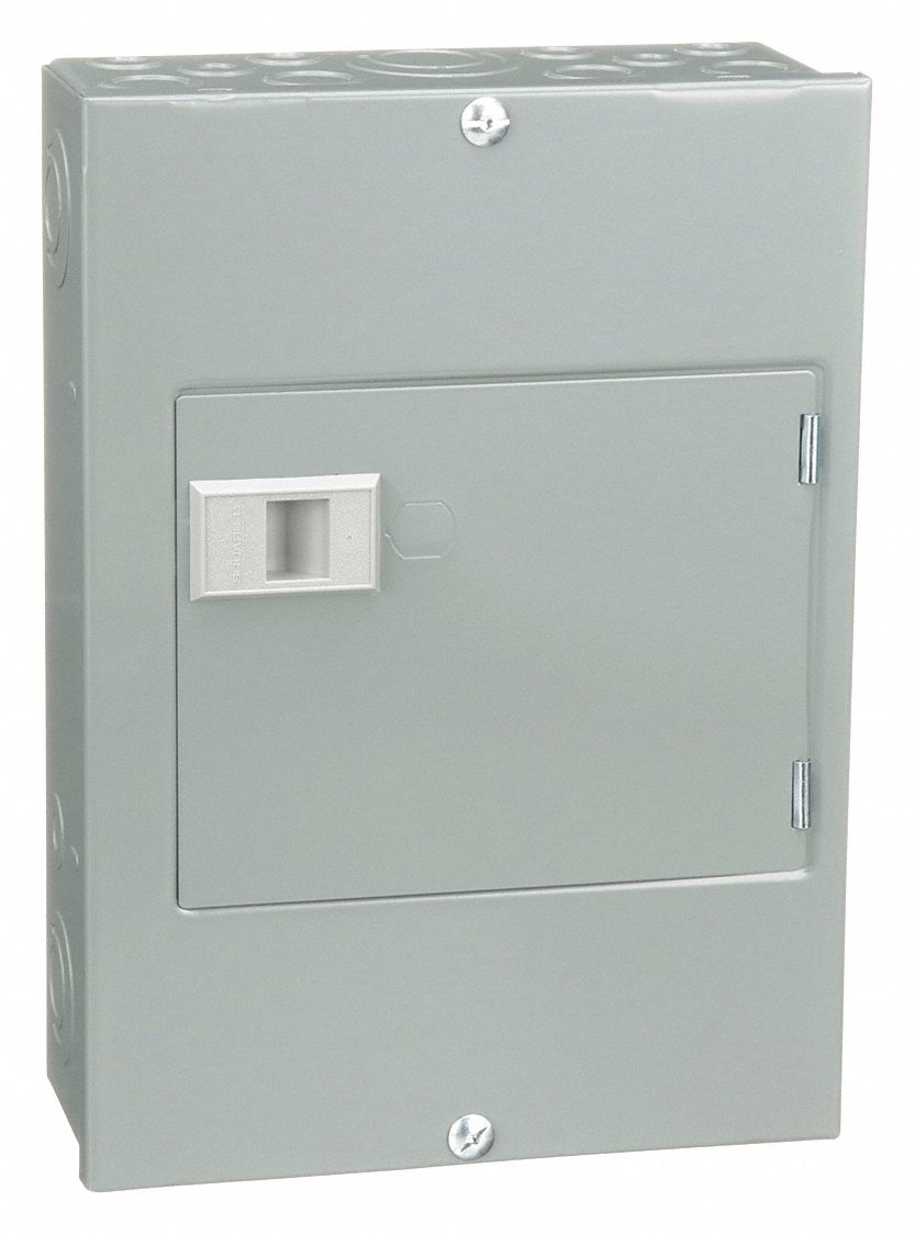 SQUARE D QO612L100DS Load Center,100A,Lug,1 Phase,6 Spaces 5B767 ...
