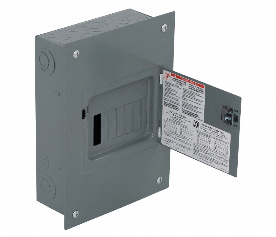 SCHNEIDER ELECTRIC Carga Central, Zapata Principal, Fija,100 Amperes,120/240VCA Voltaje,Número ...