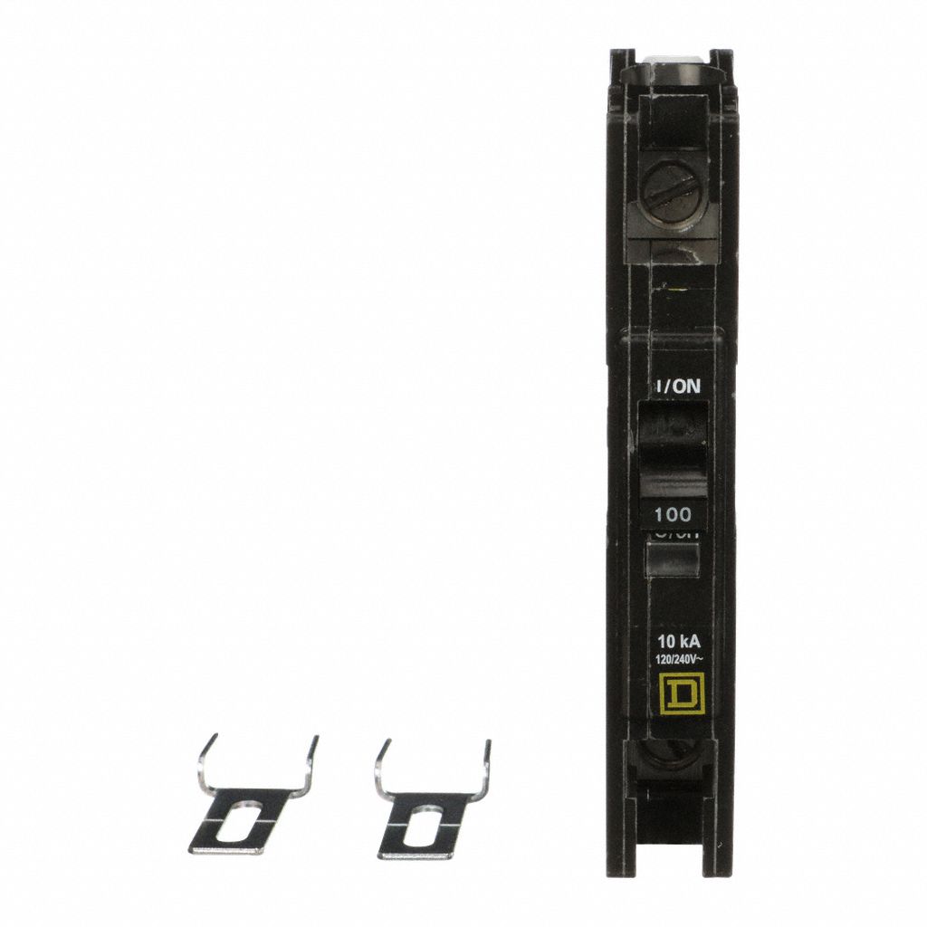 SQUARE D, 100 A, 120/240V AC, Miniature Circuit Breaker - 5B967|QOU1100 - Grainger