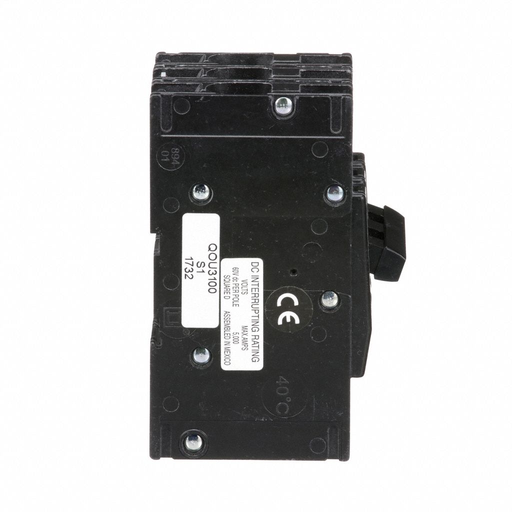 SQUARE D Miniature Circuit Breaker: 100 A, 120/240V AC, Three Phase ...
