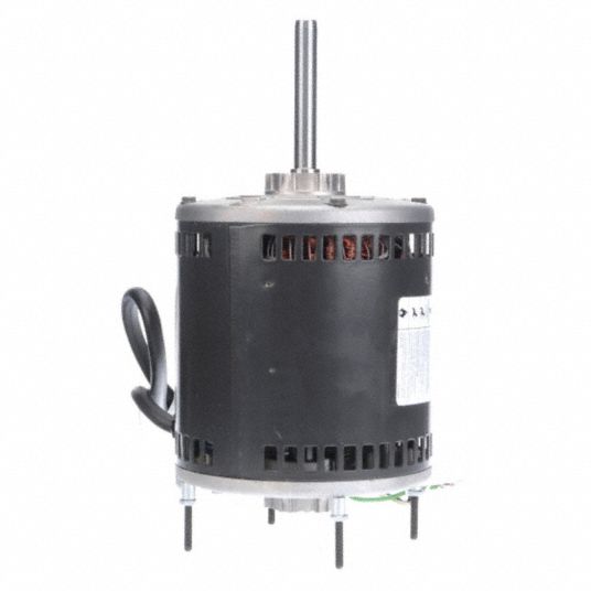 DAYTON Direct Drive Blower Motor: 1 Speed, Open Air-Over, Stud Mount, 1 ...