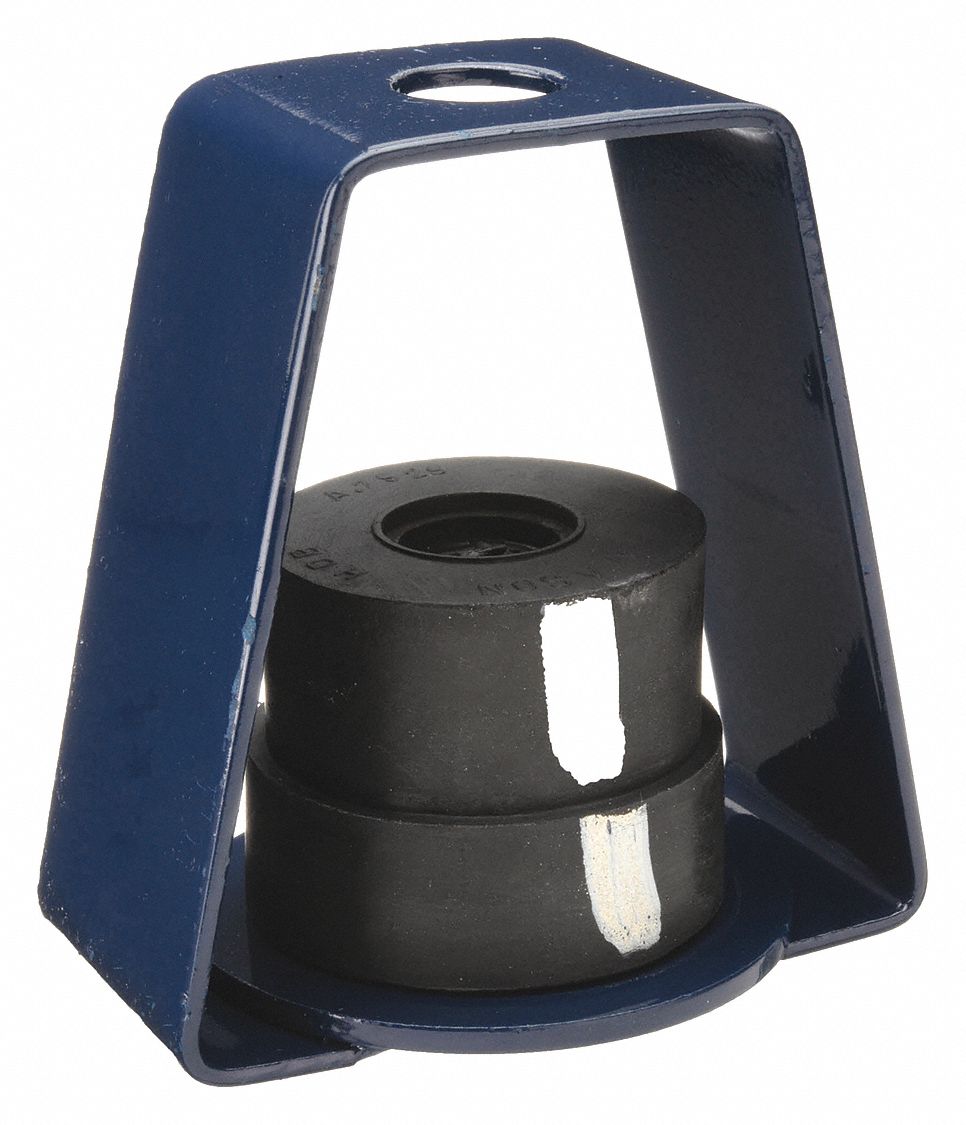 MASON, Neoprene, 380 lb Capacity, Hanger-Mount Vibration Isolator ...