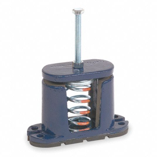 MASON Floor Mount Vibration Isolator, Spring, 35 to 75 lb Capacity ...