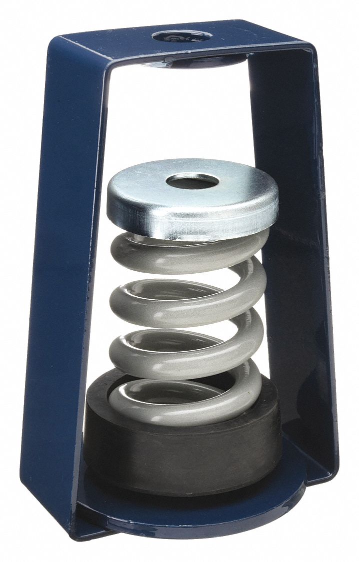 MASON, Spring, 1,250 lb Capacity, Hanger-Mount Vibration Isolator ...