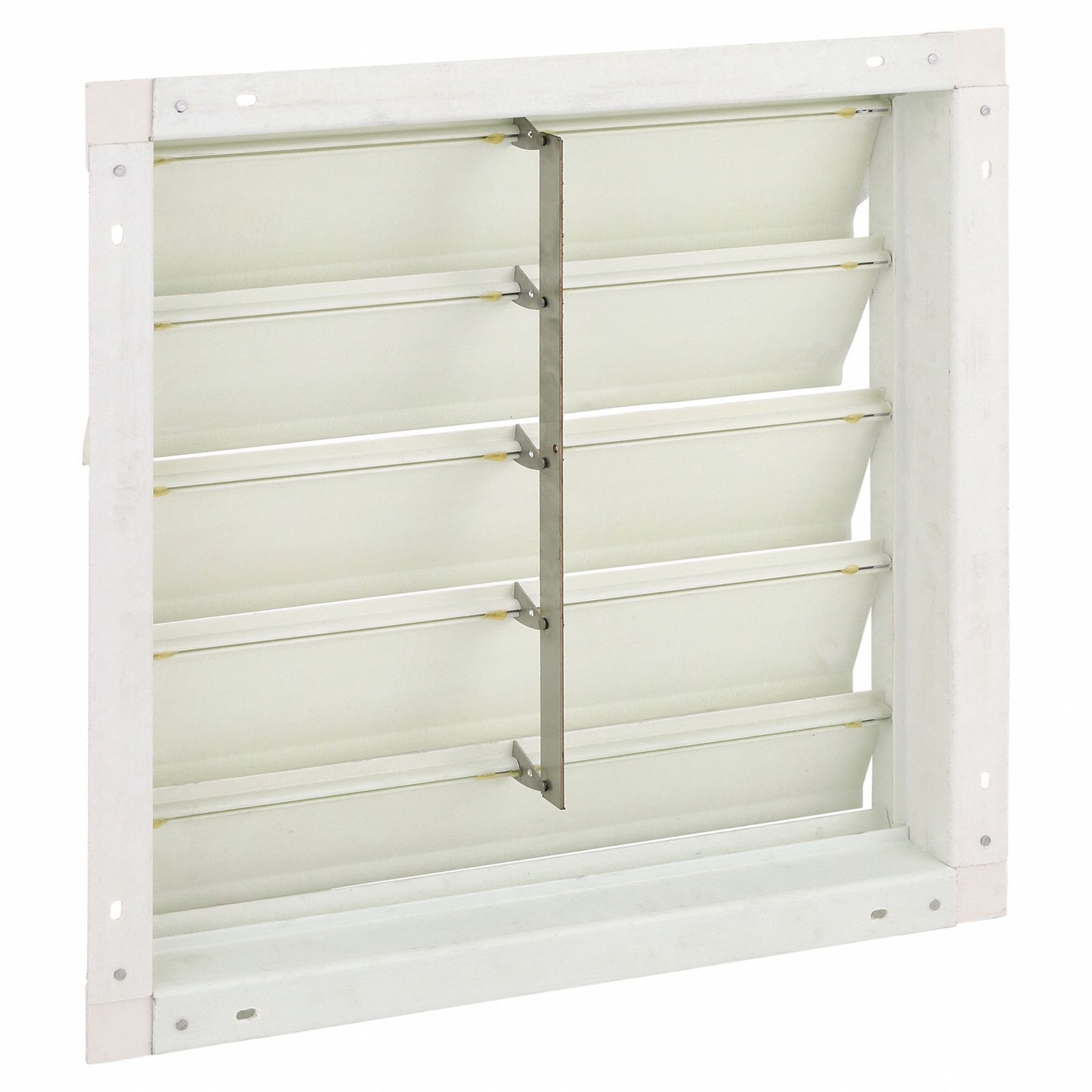 For 24 in Fan, Single Panel, 27"H-W 6.5"L Fiberglass Backdraft Damper ...