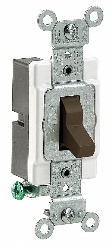 Wall Switch, 1-Pole, Maintained, Toggle - Grainger