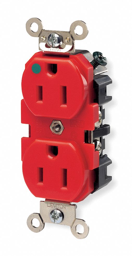 LEVITON, Duplex, 5-15R, Receptacle - 792U01|8200-R - Grainger