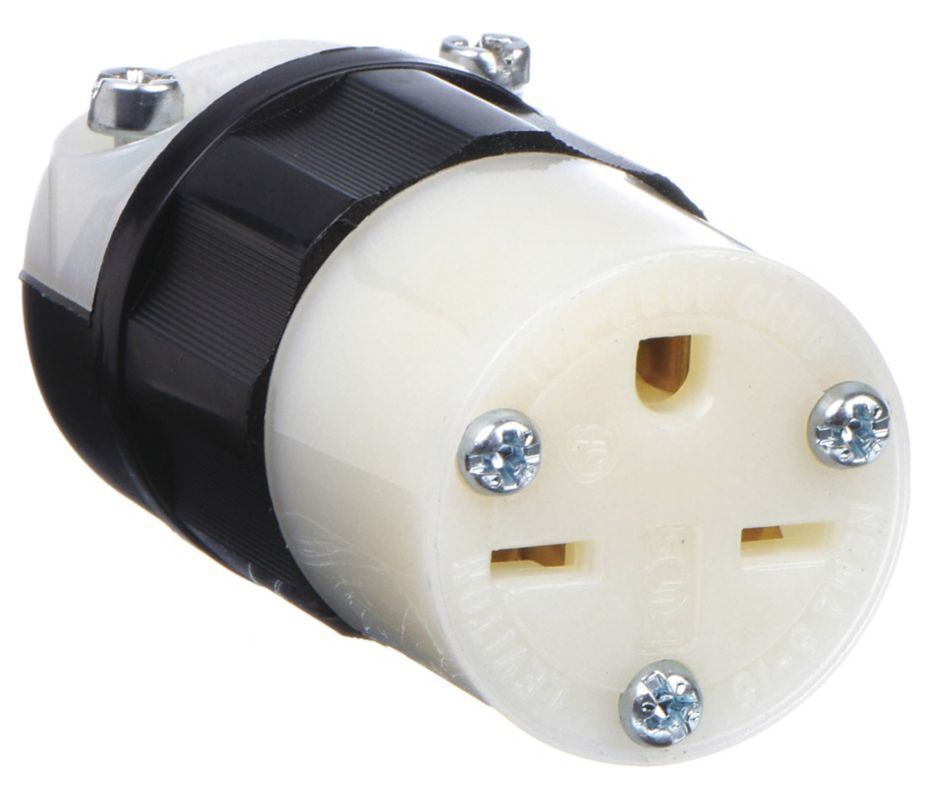LEVITON Conector Industrial 250VCA Negro/Blanco - 5C372 | 5669-C ...