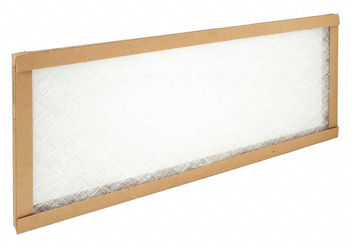 10x30x1 Nominal Filter Size, Fiberglass, Non-Pleated Air Filter - 5C449 ...