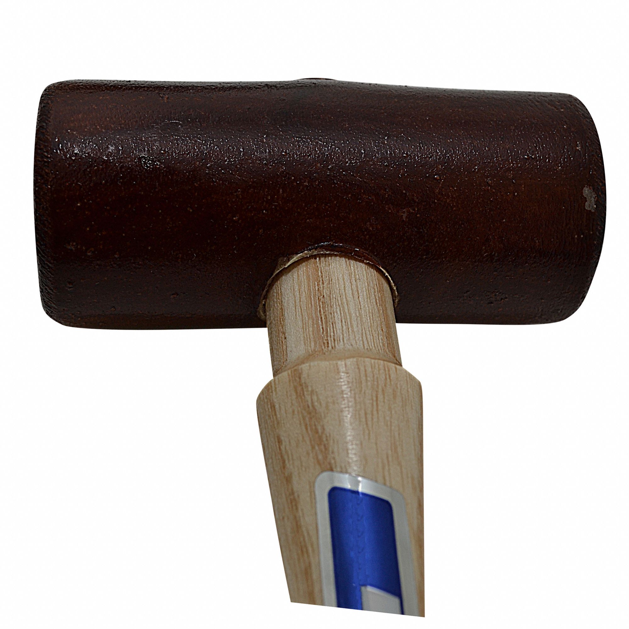 VAUGHAN Rawhide Mallet: Wood Handle, 6 oz Head Wt, 1 1/2 in Dia, 3 1/4 ...
