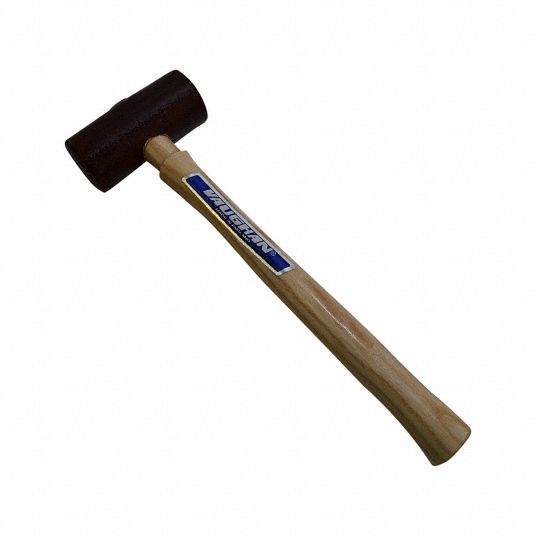 Wood Handle, 6 oz Head Wt, Rawhide Mallet - 5C553|RM150 - Grainger