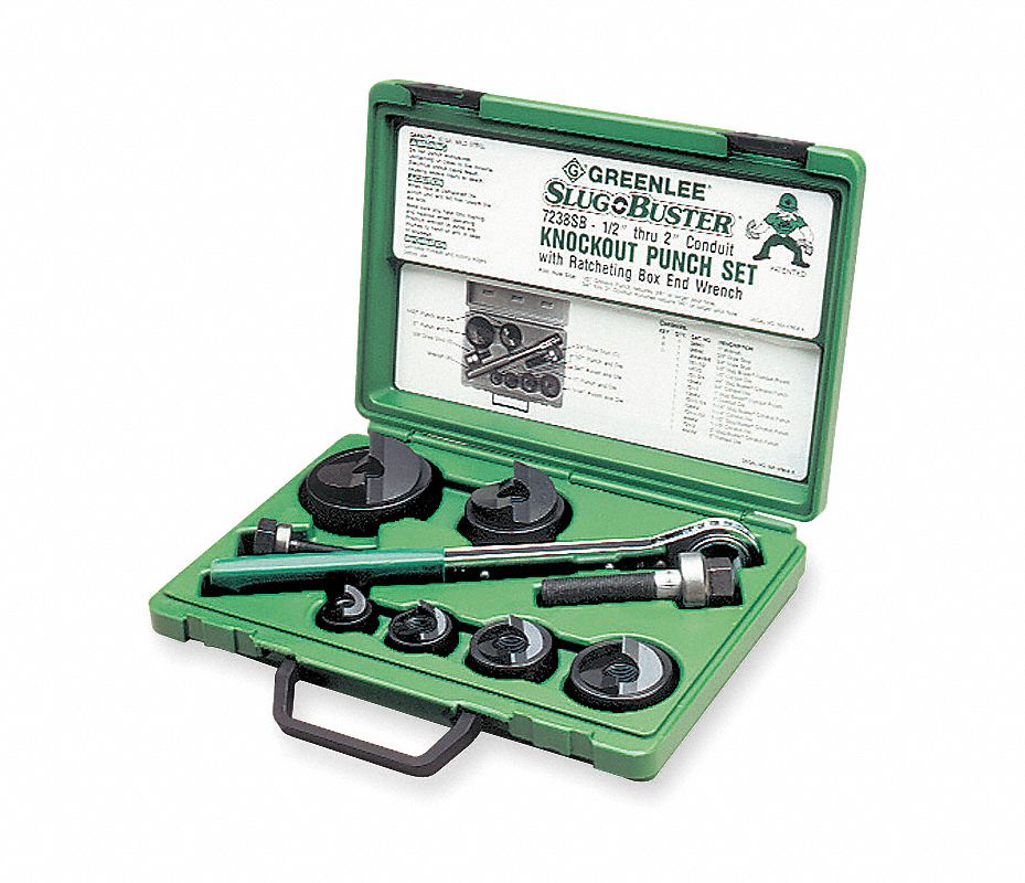 GREENLEE Juego de Sacabocados marca GREENLEE, Número de Piezas 15 ...