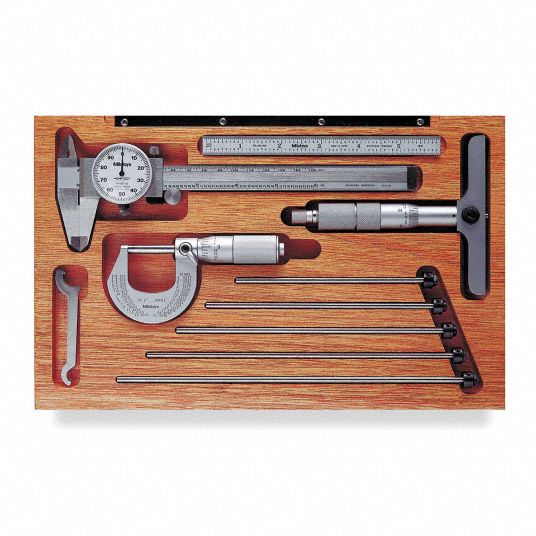 Precision Measuring Tool Kit, 4pc - Grainger