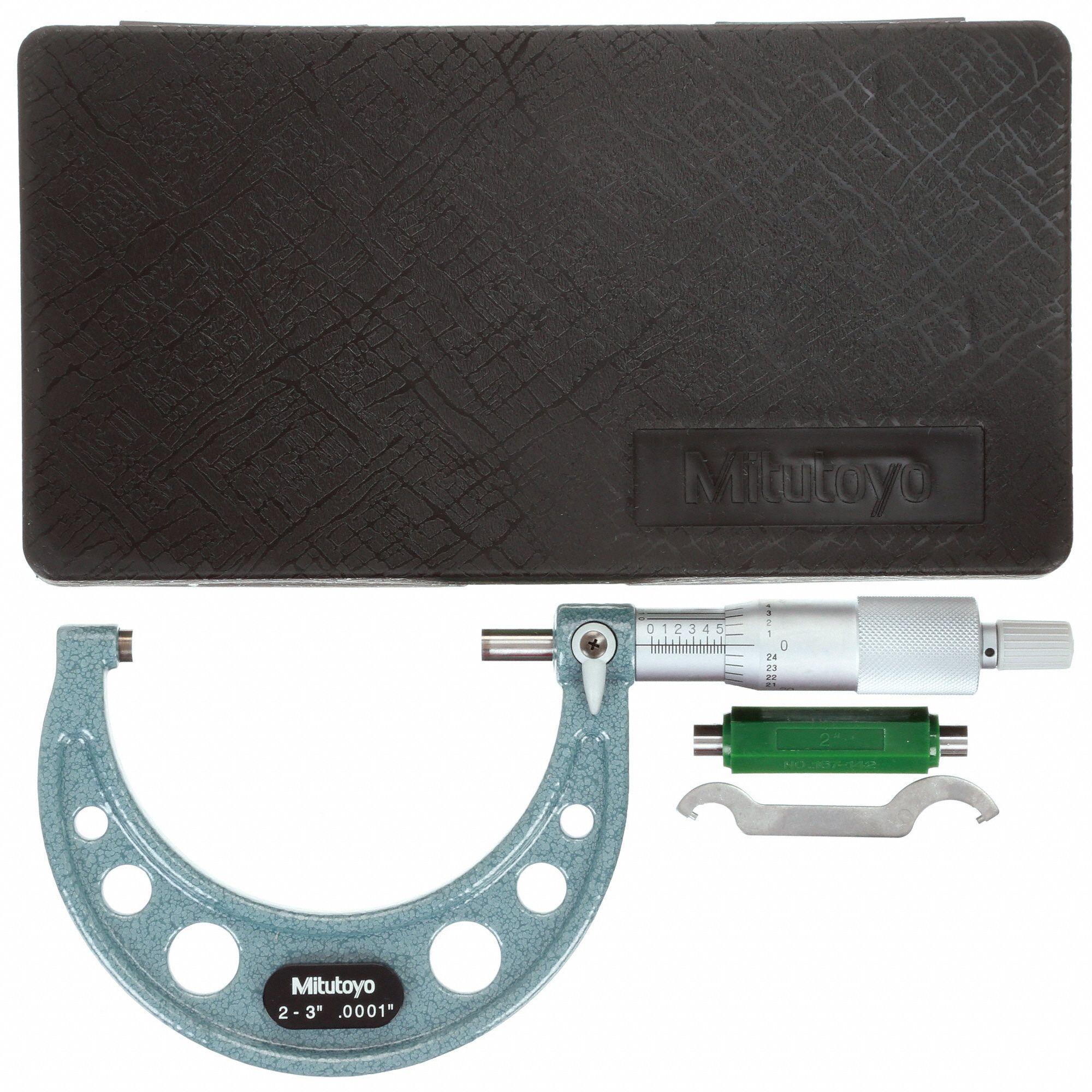 MITUTOYO Mechanical Outside Micrometer: Inch, 2 in to 3 in Range, +/-0. ...