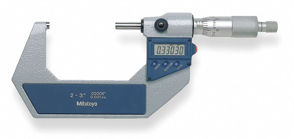 Digimatic Micrometer, SPC Output Yes - Grainger