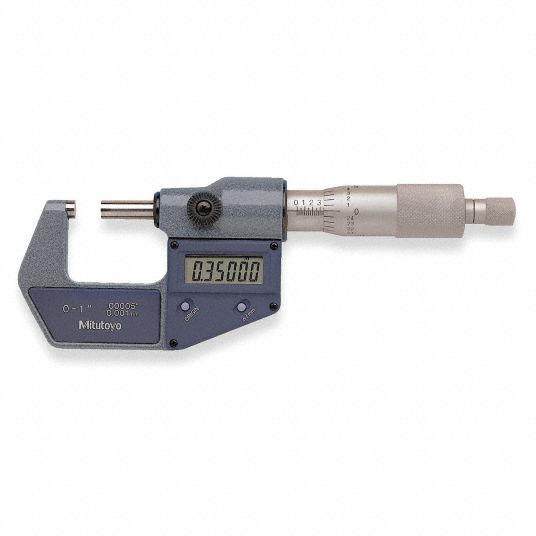 Digimatic Micrometer, SPC Output No - Grainger