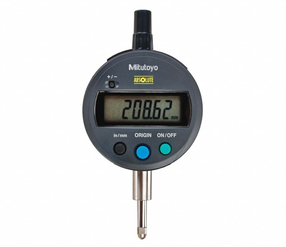 MITUTOYO Indicador Digital Electrónico , 0.500"/12.7mm Rango , 0.0005 ...