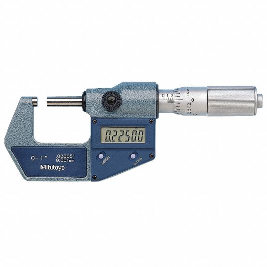 Digimatic Micrometer, SPC Output No - Grainger