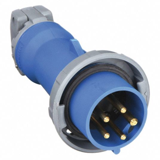 20 A, 120/208V AC, IEC Pin and Sleeve Plug - 5C779|HBL520P9W - Grainger