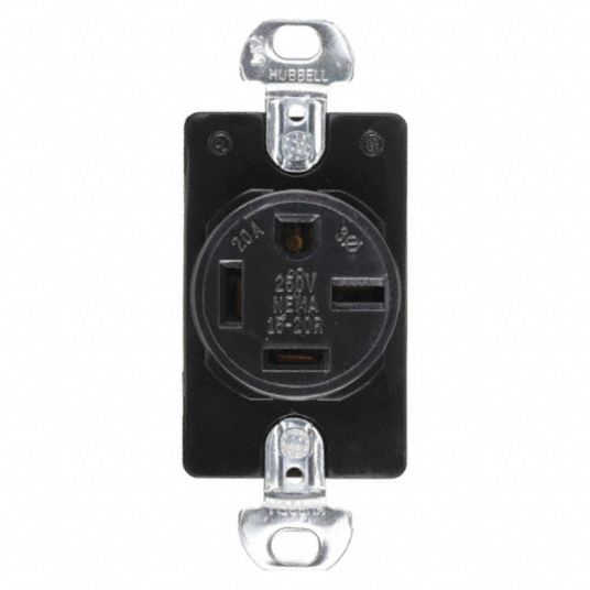 Single, 15-20R, Receptacle - 5C793|HBL8420 - Grainger