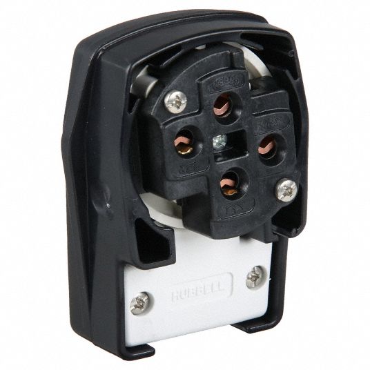 15-30P, 30 A, Angle Straight Blade Plug - 5C795|HBL8432C - Grainger