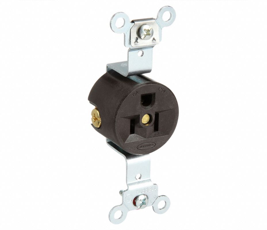 HUBBELL Receptáculo,125VCA,15 Amperes,Configuración NEMA 5-15R ...