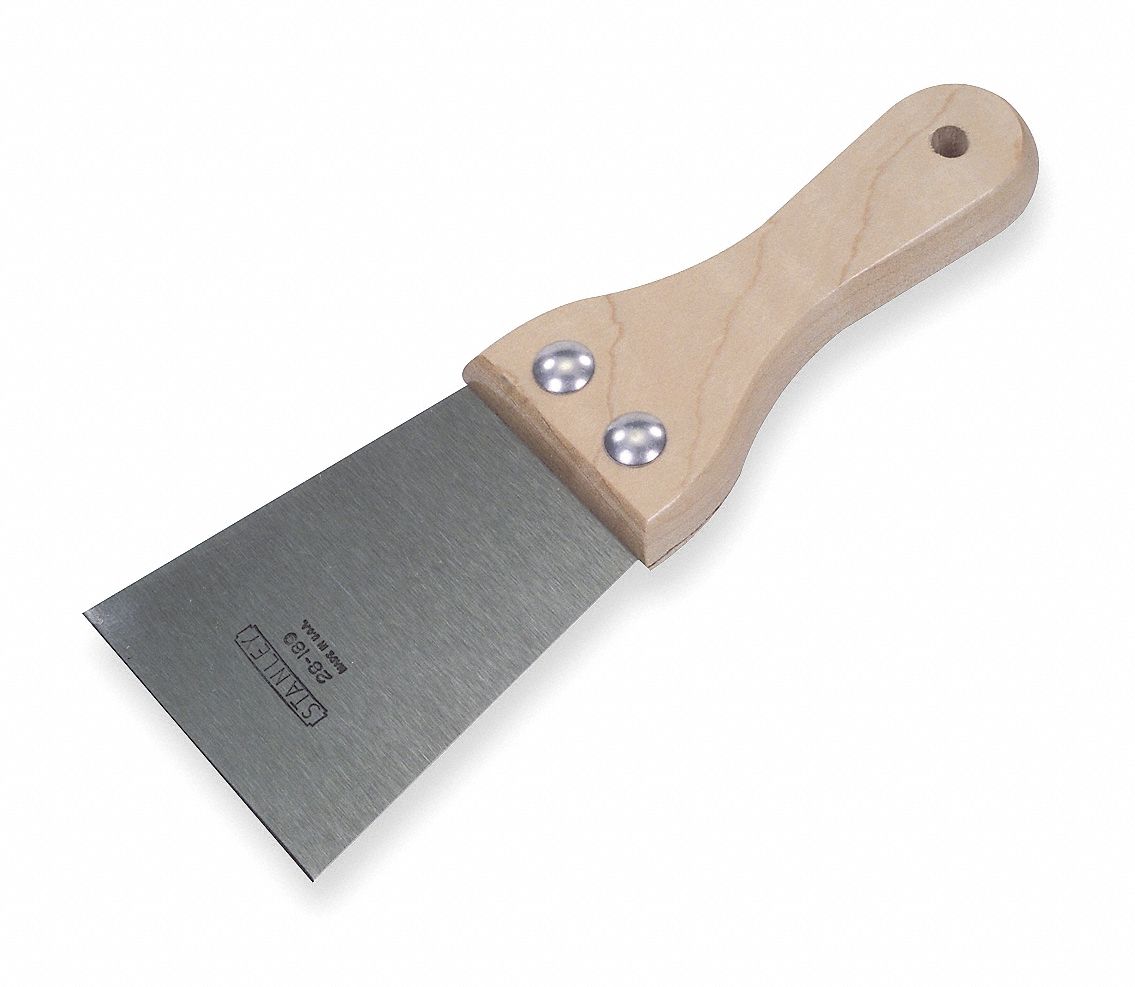 Scraper with 3 1/2 in Hardened, Tempered and Polished Carbon Steel ...