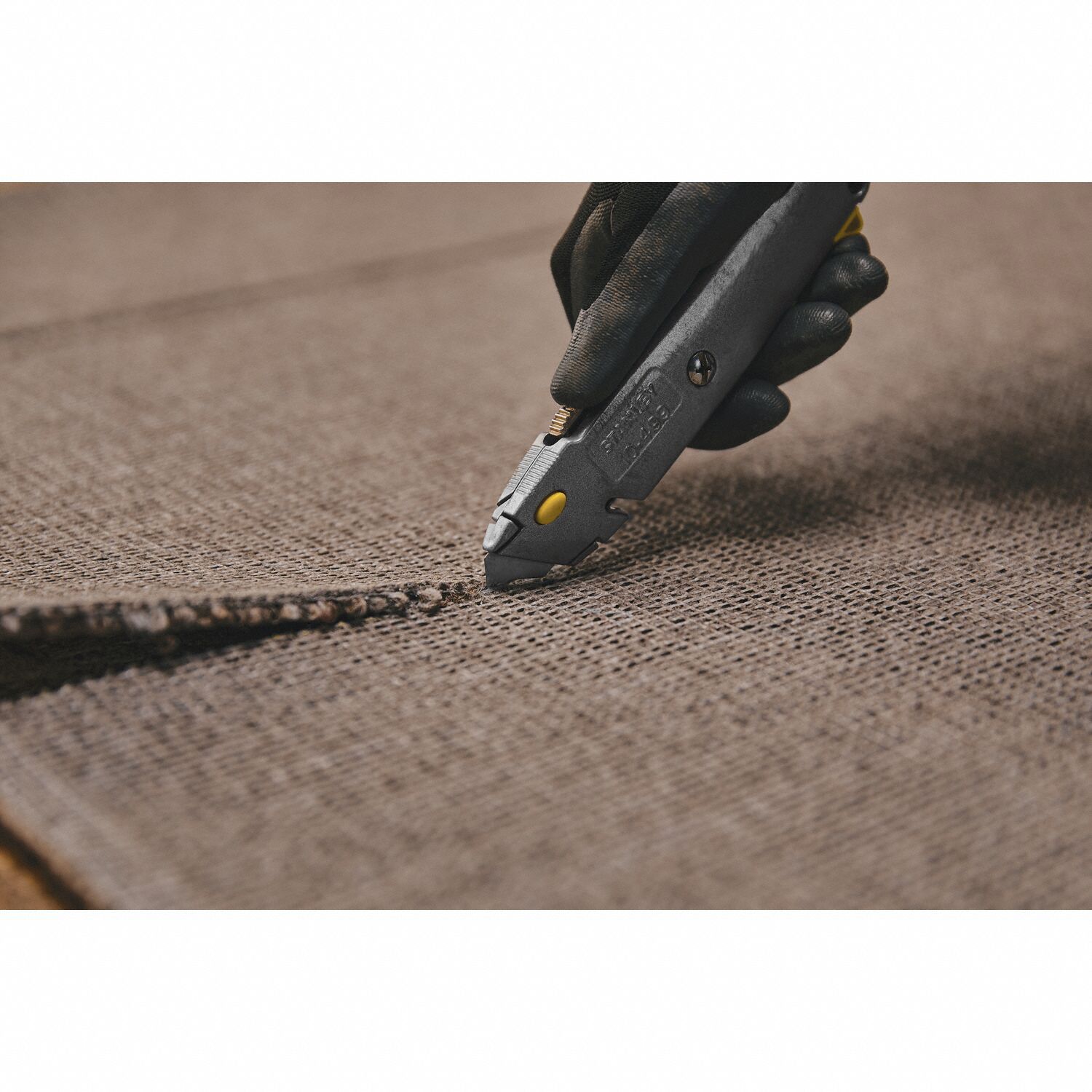 STANLEY Utility Knife: 6 1/2 in Overall Lg, Steel Std Tip, Plain, Metal ...