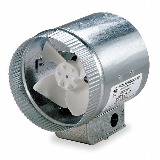 180 cfm Max., 6 in Duct, In-Line Duct Fan - 5C963|EF-6 - Grainger