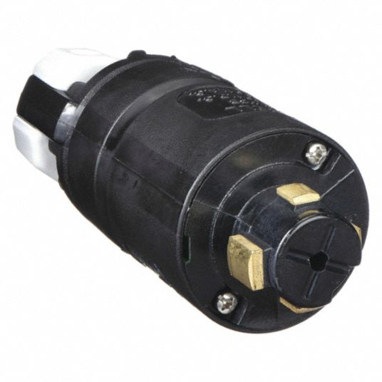 20/30 A, 250V DC/600V AC, Locking Plug - 5C994|HBL21415B - Grainger