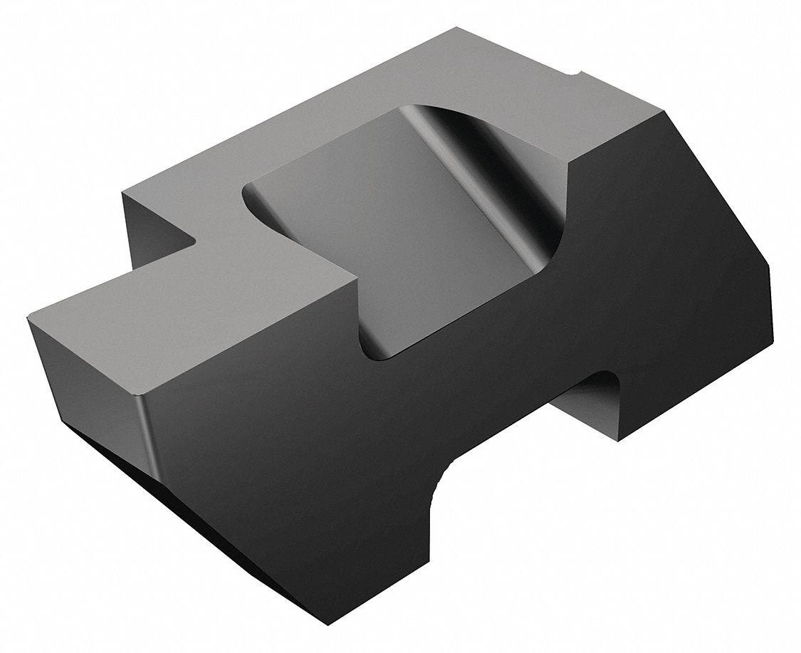 SANDVIK COROMANT, Right Hand, 0.008 in Corner Radius, Grooving Insert ...