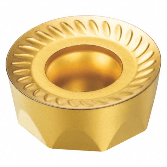 SANDVIK COROMANT, 0.375 in Inscribed Circle, MM, Milling Insert, Medium ...