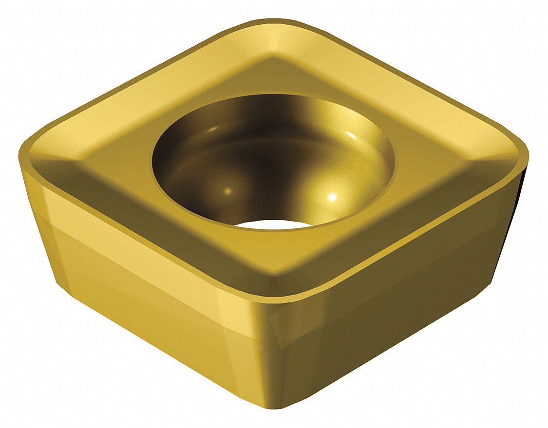 SANDVIK COROMANT, 0.374 in Inscribed Circle, MM, Milling Insert, Medium ...