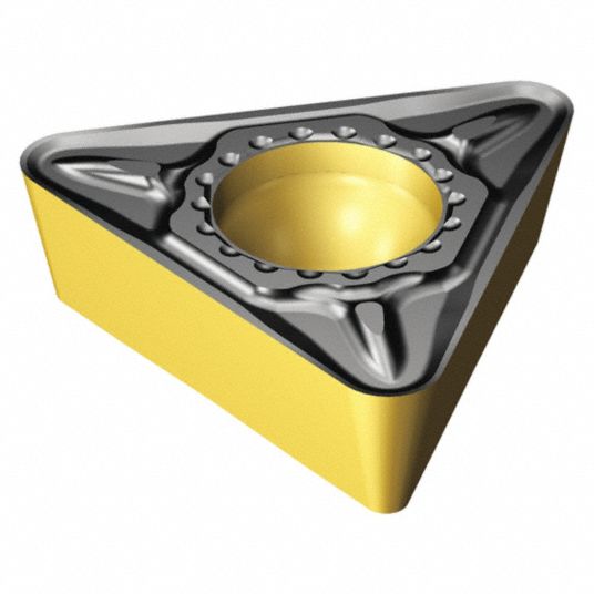 SANDVIK COROMANT, 0.375 in Inscribed Circle, Neutral, Turning Insert ...