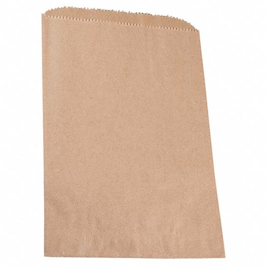 Paper Bag, Brown, Depth 15 in, Height 12 in, PK 1000 - Grainger