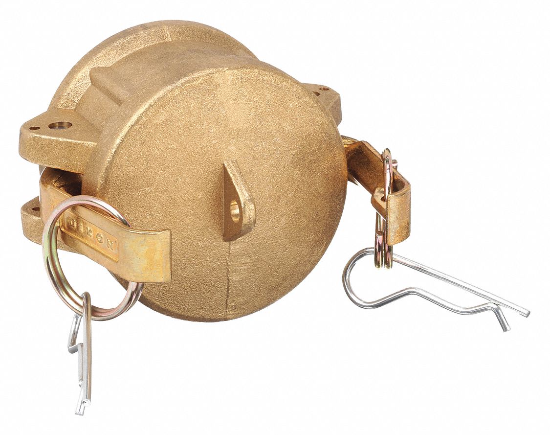 4 in Coupling Size, 100 psi Max. Working Pressure @ 70 F, Dust Cap ...