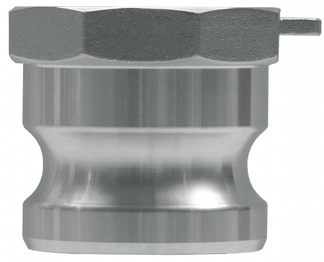 DIXON VALVE & COUPLING G300-A-BR Cam and Groove Adapter,3",Forged Brass ...