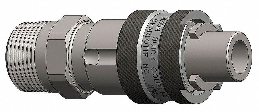 DIXON VALVE & COUPLING Quick Connect Hose Coupling, Bowes, Steel, Plug ...