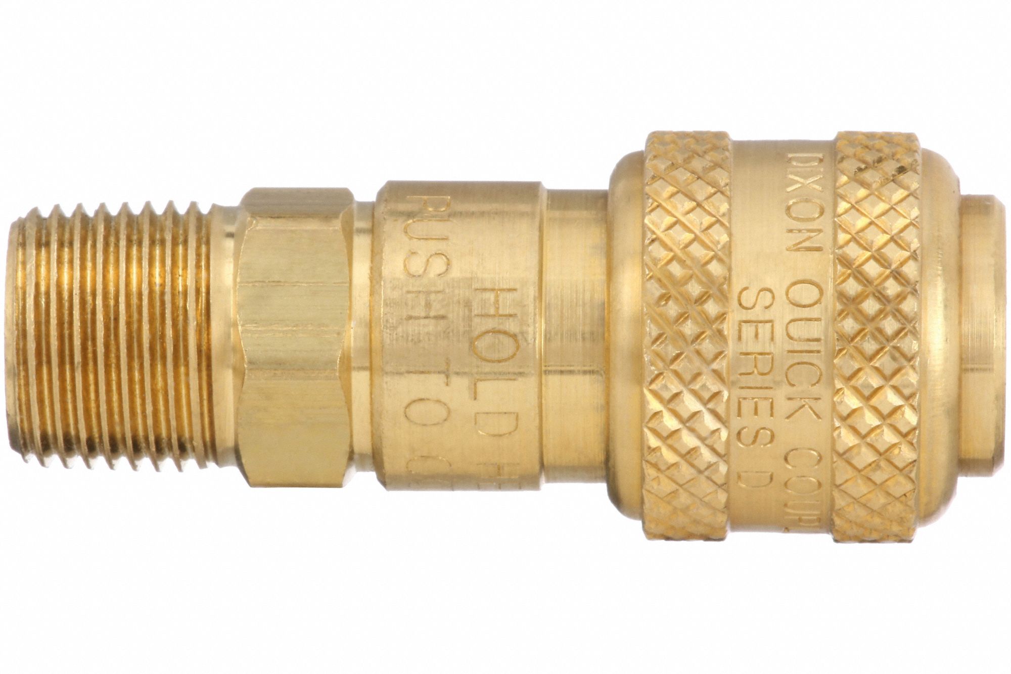 DIXON VALVE & COUPLING, 1/4 in Body Size, 3/8 in Hose Fitting Size ...