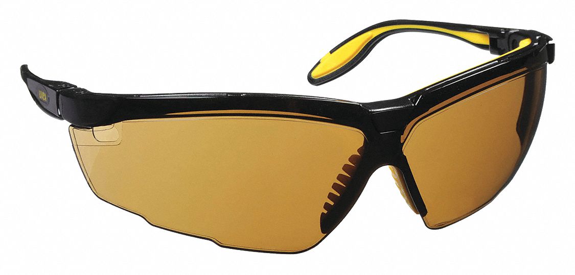 HONEYWELL UVEX, Amber Lens, Half-Frame, Safety Glasses - 5CHF0|S3521X ...