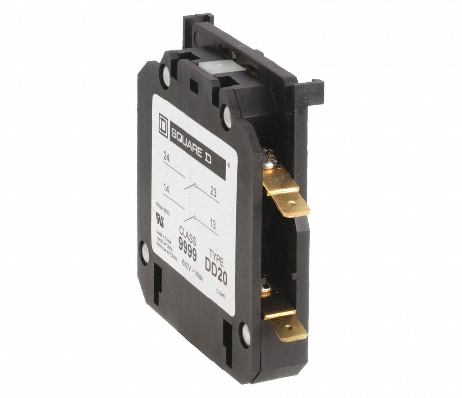 SQUARE D Contacto Auxiliar Prop. Definitivo,10A - 5CHJ8 | 9999DD20 ...