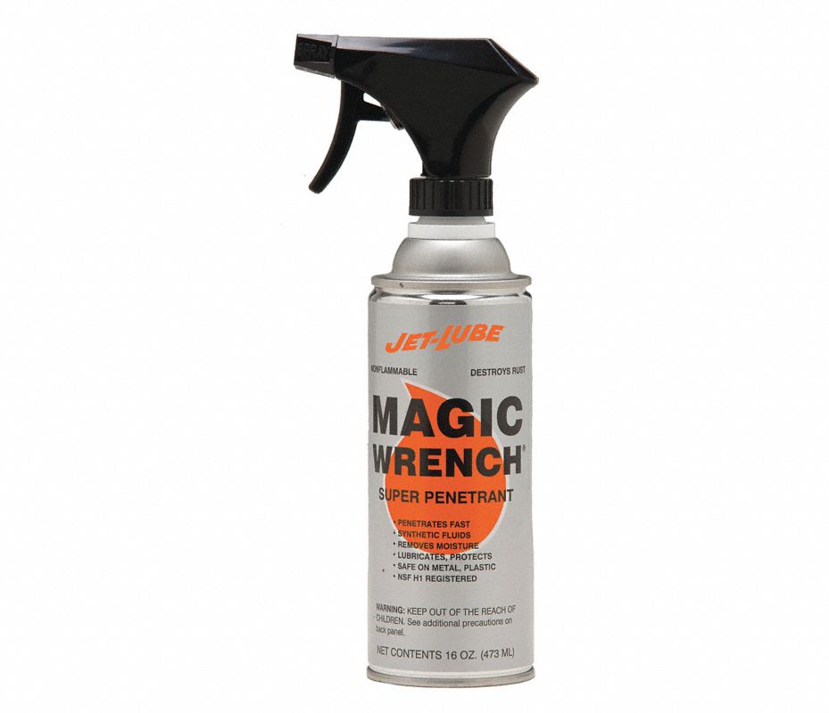 JET-LUBE Lubricante Penetrante Magic Wrench Botella con Atomizador 16 ...