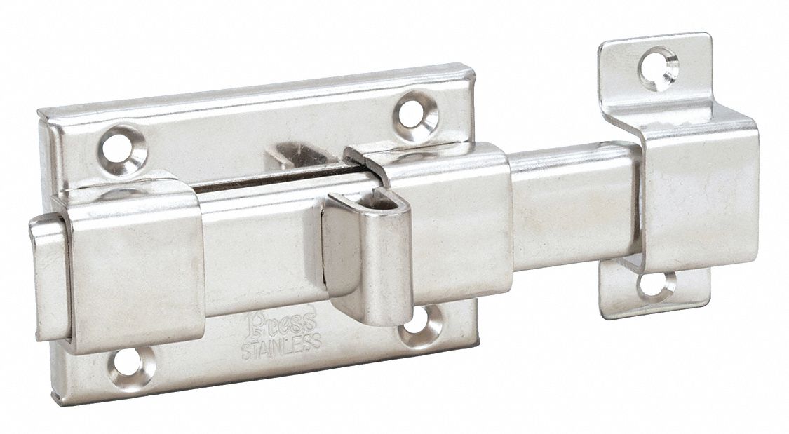 LAMP, Slide Bolt, 1 3/4 in Ht, Door Bolt - 5CJA1|KR-65 - Grainger