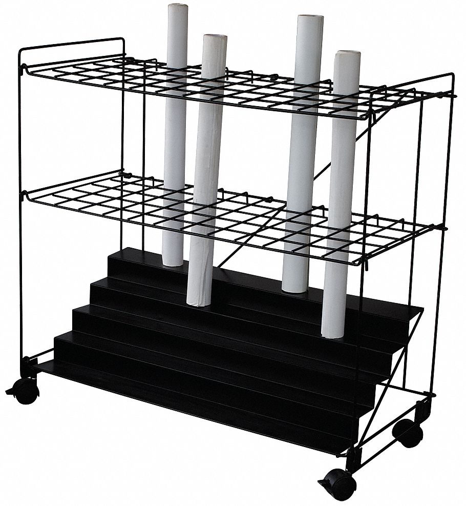 60 Compartments, For 2 1/2 in Tube Dia, Roll File - 5CRX1|5CRX1 - Grainger