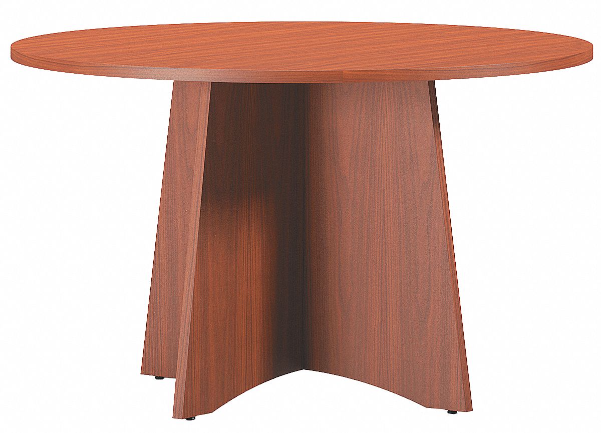 Conference Table,Rnd,48Diax29H,Cherry - Grainger